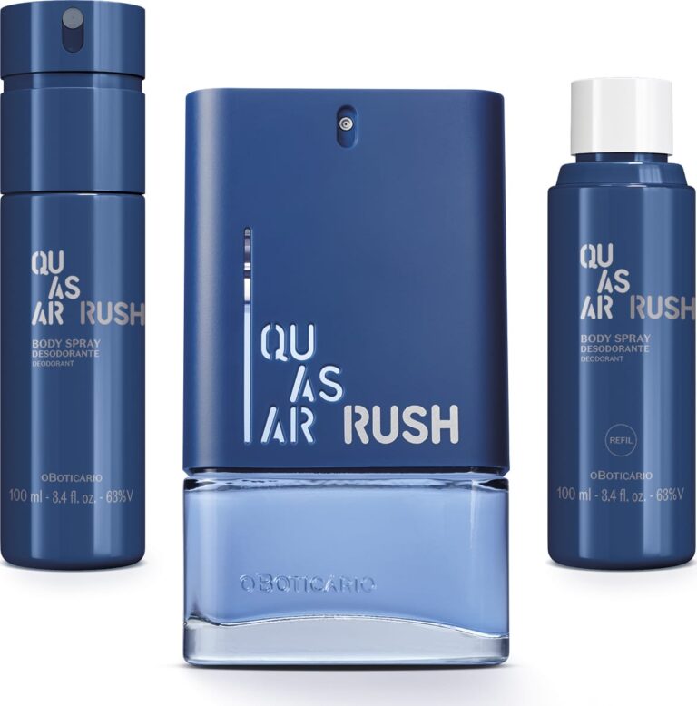 Quasar Rush, novo perfume masculino de O Boticário - Homem No Espelho